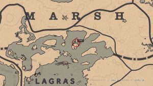 Red Dead Online Bluewater Marsh Treasure Location [Map Guide]