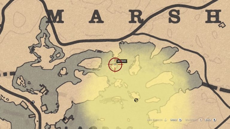 Red Dead Online Bluewater Marsh Treasure Location [Map Guide]