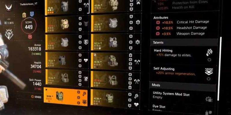 The Division 2 Talent Guide - Find The Best & Strongest Gear Talent
