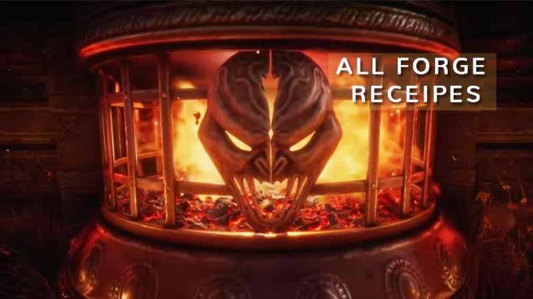Mortal Kombat 11 All Forge Crafting Recipes - Key Ingredients In Krypt