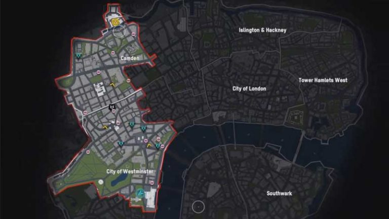 Watch Dogs Legion Map - London City Open World Map Screenshot