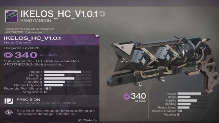 How To Get Legendary Ikelos Weapons In Destiny 2 - SMG, Hand-Cannon ...