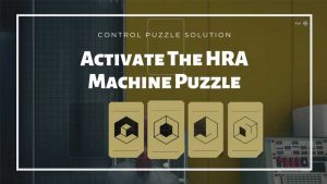 Control Activate The HRA Machine Puzzle - Punchcard Terminal Solution ...