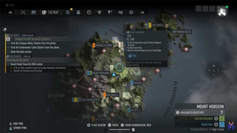 Ghost Recon Breakpoint Weapon Blueprint Location Guide - Gamer Tweak