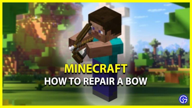 How To Repair Bow In Minecraft (Crafting Guide)