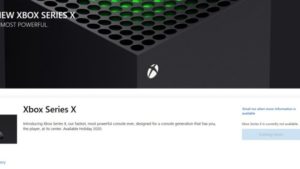 Xbox Series X Official Pre-Order Page on the Microsoft Store Live Now ...