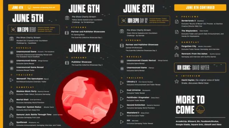 IGN Summer of Gaming Event Announced - Exclusive Reveals List