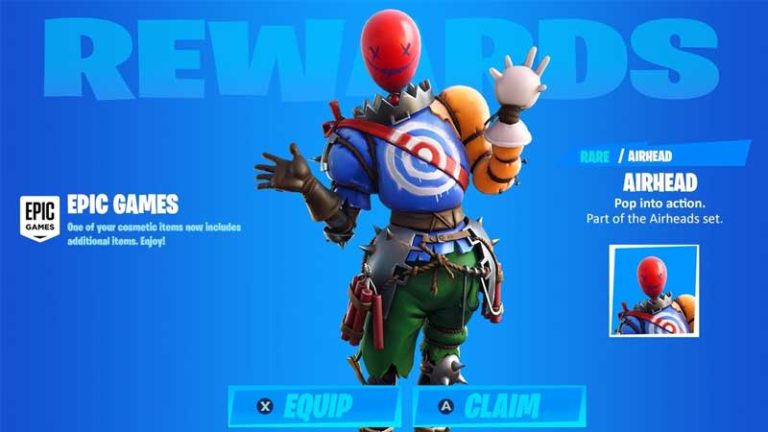 Airhead Fortnite Skin - How To Unlock And Get This Rare Skin