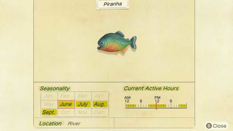 How To Catch Piranhas In Animal Crossing New Horizons (ACNH)
