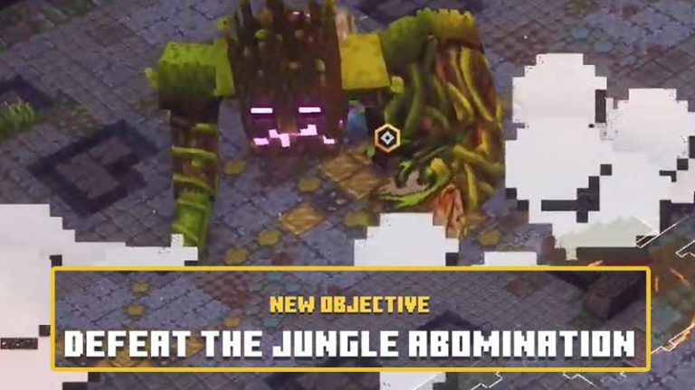 How To Defeat The Jungle Abomination In Minecraft Dungeons?