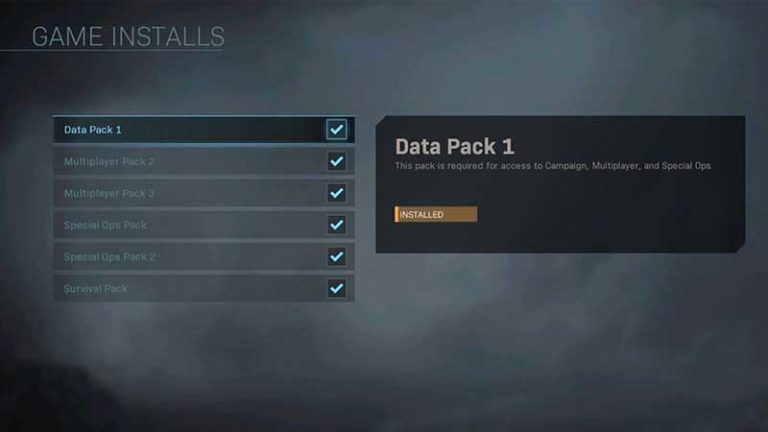 Delete Modern Warfare Content Files to Free HardDrive Space