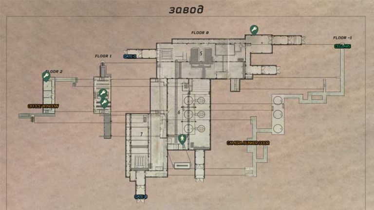 Escape from Tarkov Factory Map Full Escape Guide - Key Locations