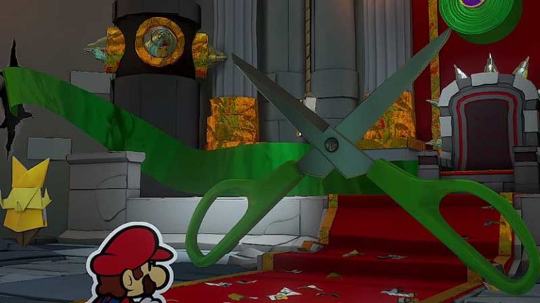 Paper Mario Origami King Scissors Boss - How To Beat