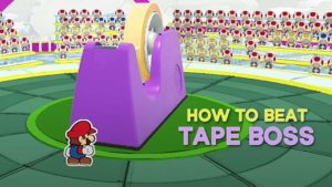 Paper Mario Origami King Tape Boss: How To Beat Easily