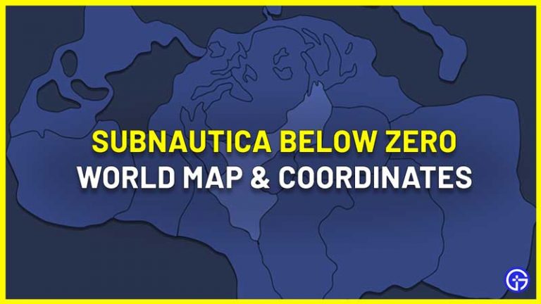 Subnautica Below Zero Map 2023 - All Location Coordinates