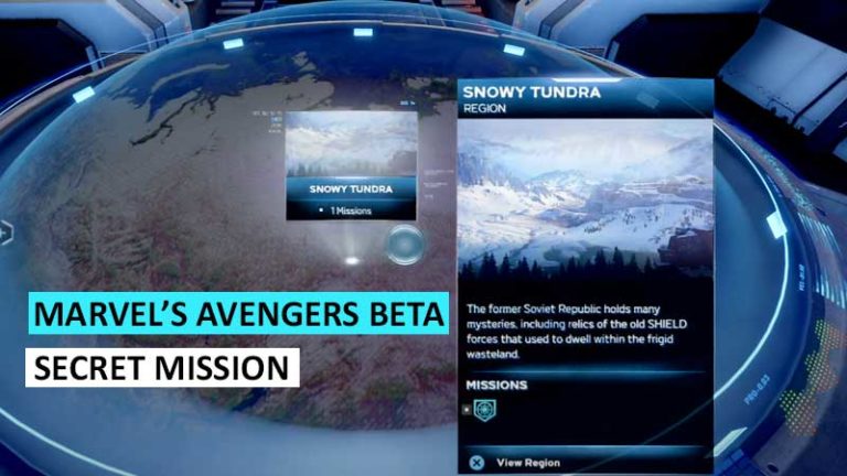 Marvels Avengers Beta Secret Mission: How To Unlock Snowy Tundra