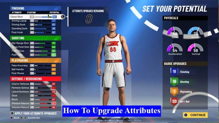 How To UPGRADE Attributes In NBA 2K21 - Gamer Tweak