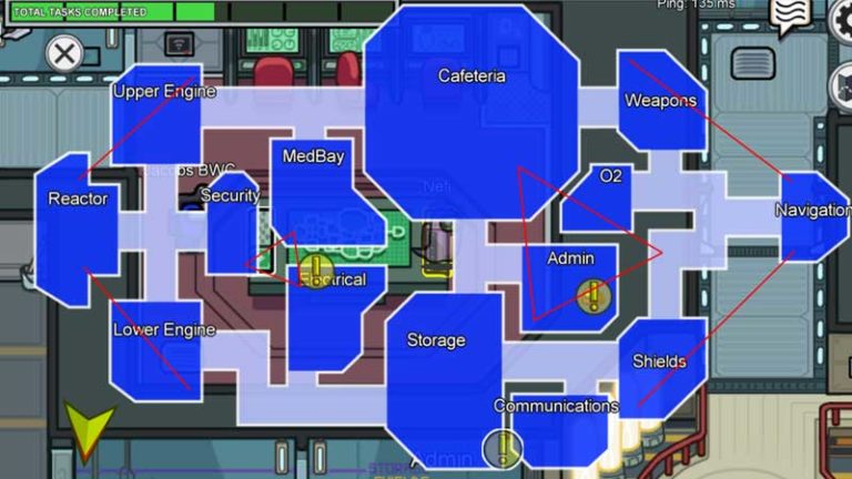 Among Us Skeld Map Guide: Map Layout, Vents, Tips