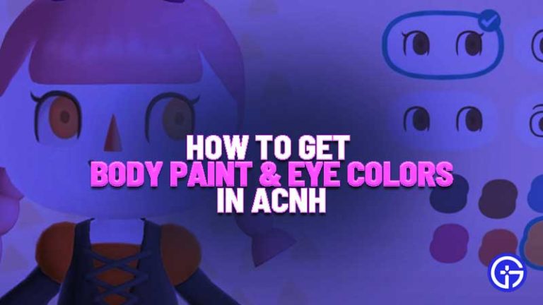 How To Get Halloween Body Paints & Eye Colors In ACNH