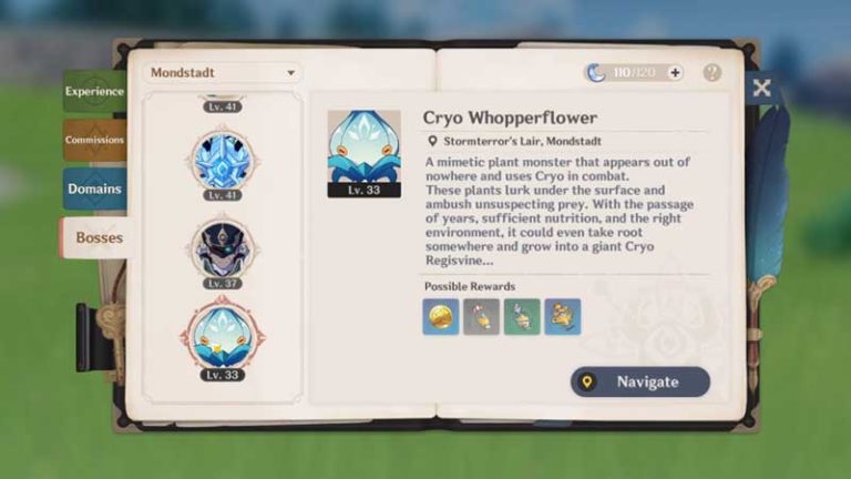 Genshin Impact Whopperflower Nectar Location: Where To Farm