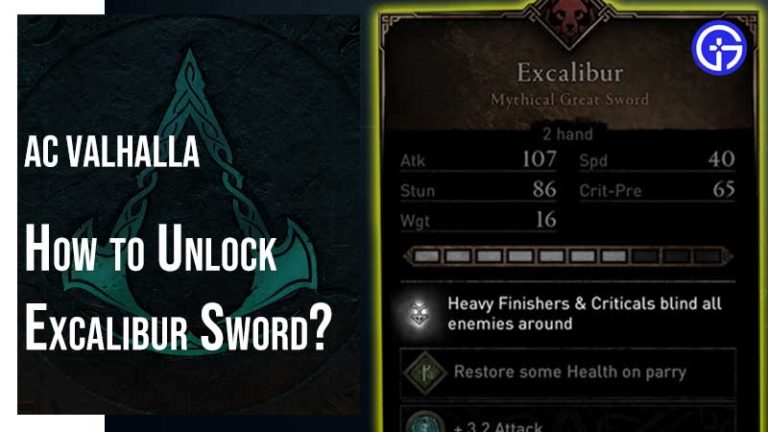 Assassin’s Creed Valhalla Excalibur Location | How To Unlock Excalibur
