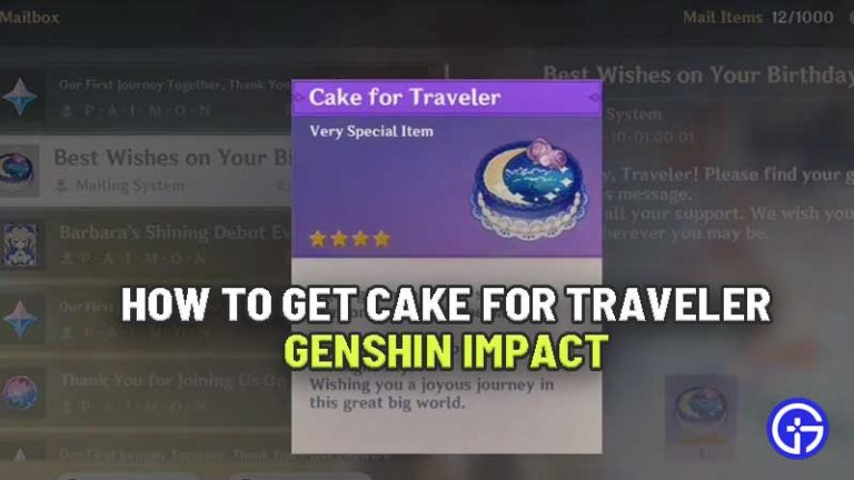 Genshin Impact: How To Get Cake For Traveler | Birthday Reward