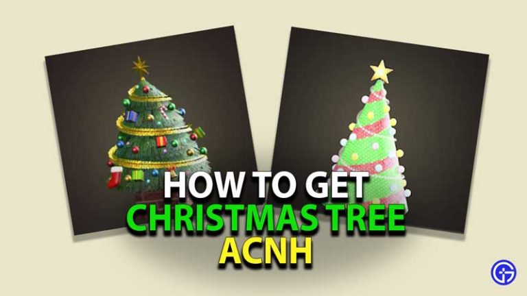 How To Get Christmas Tree In ACNH | Craft Festive Trees