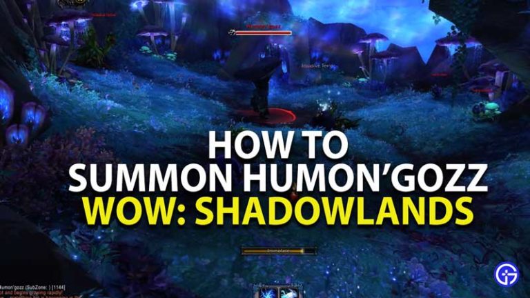 How To Summon Humon'gozz In World Of Warcraft Shadowlands