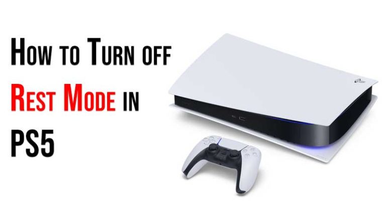 How to disable Rest Mode in PS5 - Turn of PS5 Sleep Mode