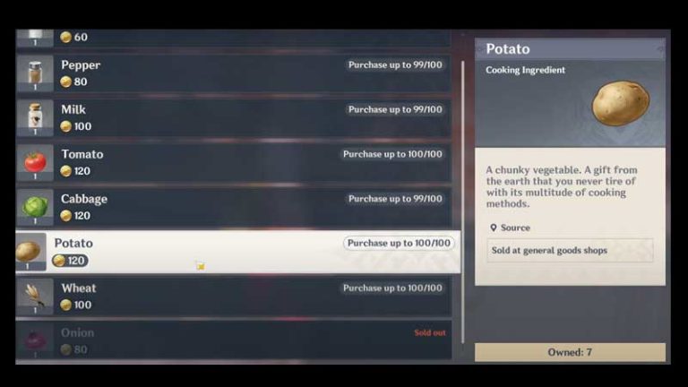 How To Get Potatoes In Genshin Impact | Potato Farming Location