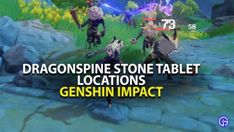 Genshin Impact: All 8 Stone Tablet Locations in Dragonspine