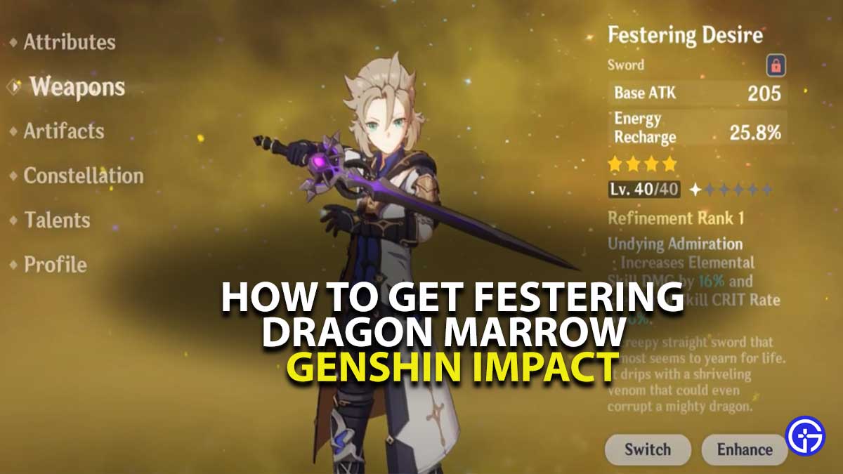 How to Get Festering Dragon Marrow in Genshin Impact