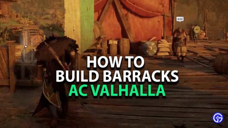 AC Valhalla: How To Build Barracks | Settlement Upgrade Guide