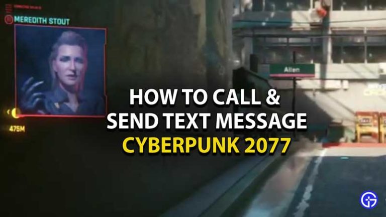 Cyberpunk 2077 How To Use Phone | Call & Send Text Messages
