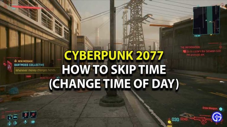 Cyberpunk 2077 Skip Time | How To Change Time Of Day