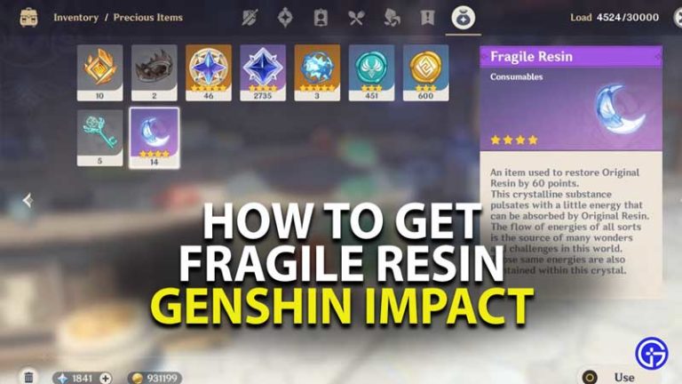 How To Get Fragile Resin In Genshin Impact - Gamer Tweak