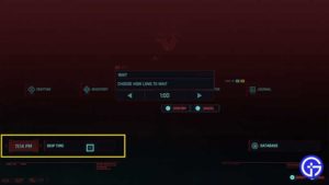 Cyberpunk 2077 Skip Time | How To Change Time Of Day