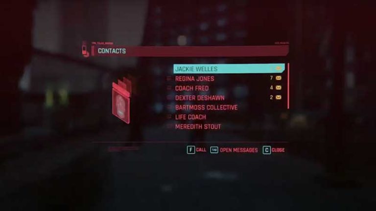 Cyberpunk 2077 How To Use Phone | Call & Send Text Messages