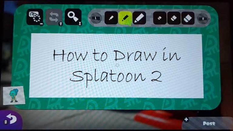 How to Draw in Splatoon 2? Guide to Post Online on Switch