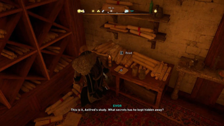Where is Aelfred's Study Location in Assassin's Creed Valhalla? Study Key