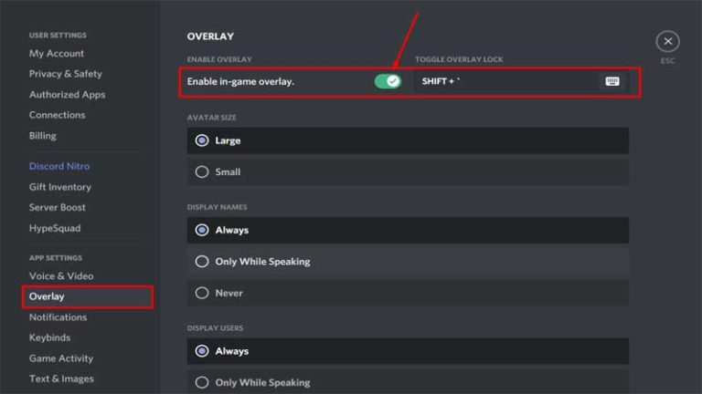 How To Fix Discord Overlay Not Working Error