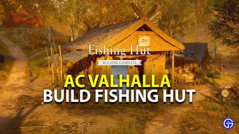 AC Valhalla: How To Build A Fishing Hut | Unlock Fishing
