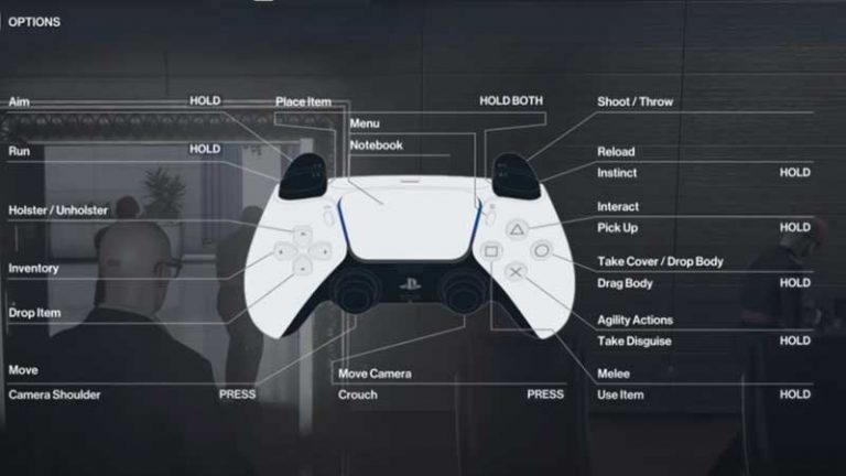 Hitman 3 PS4 Controls Guide - How to Disguise, Interact, check Inventory?