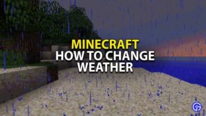 How To Change The Weather In Minecraft | Weather Command