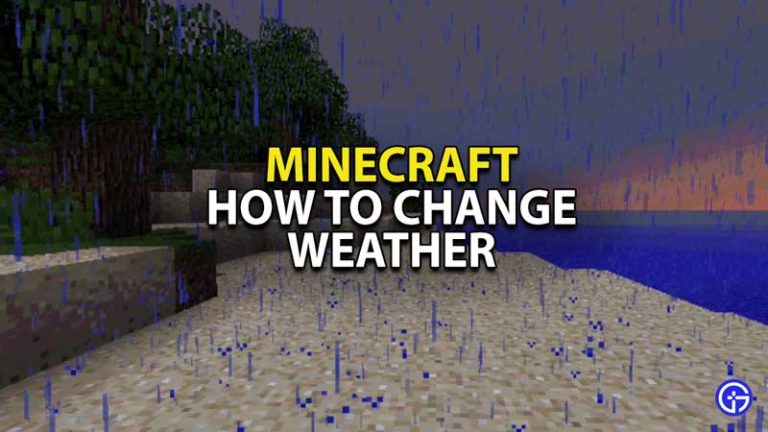 How To Change The Weather In Minecraft | Weather Command