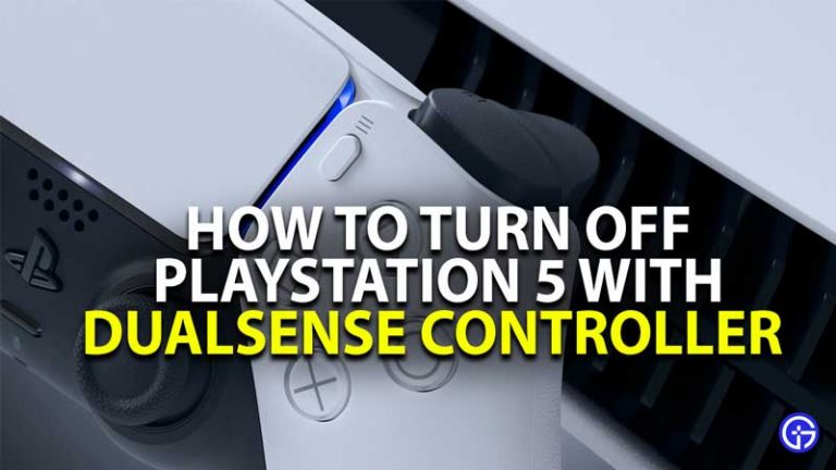 How To Turn Off Your PlayStation 5 With Your DualSense PS5 Controller