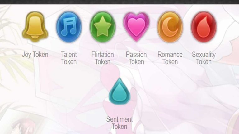 HuniePop 2: Double Date Puzzle Token Types Guide