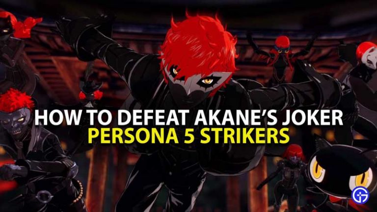 Persona 5 Strikers: How To Defeat Akane’s Joker | Joker Boss Fight Guide