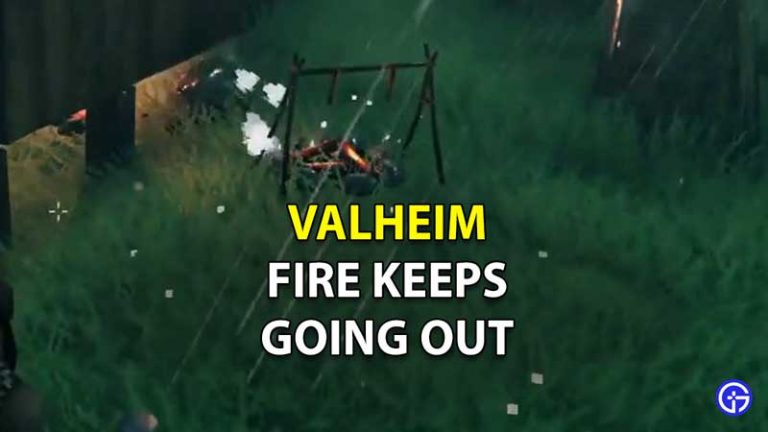 Valheim Fire Keeps Going Out - How To Fix This Issue