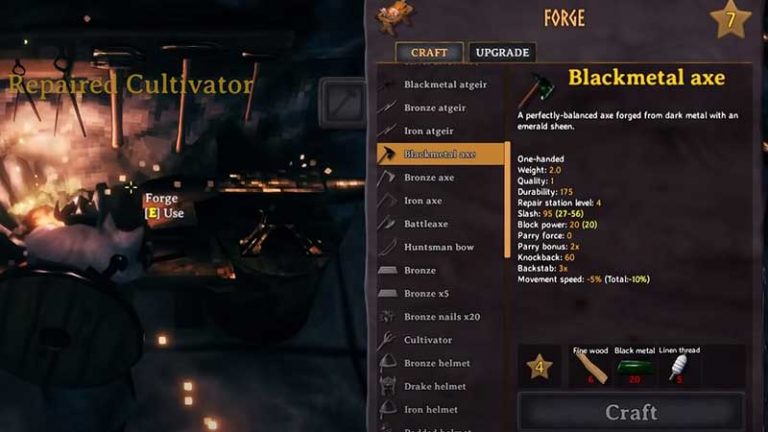 Valheim Artisans Table And Blast Furnace: How To Craft